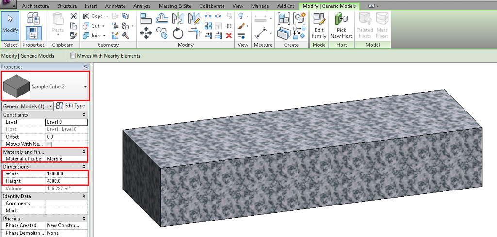 Creating simple parametric families in Revit – Part 1 | BIMopedia